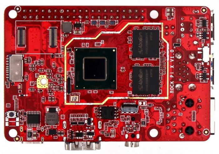 Представлен одноплатник на Intel Rock Pi X
